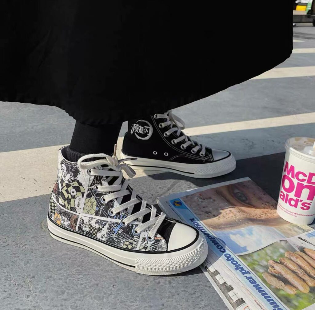 Converse x Anime Demon Slayer - JINTAN Toys & Coffee, Anime, Kampot ...