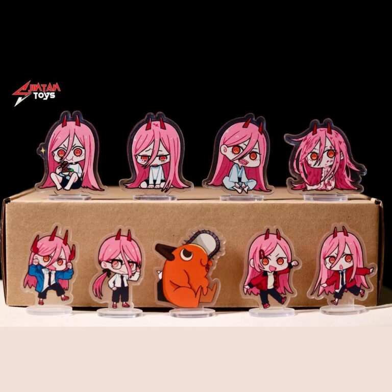 Set Standee Chainsaw Man - JINTAN Toys & Coffee, Anime, Kampot, Cambodia