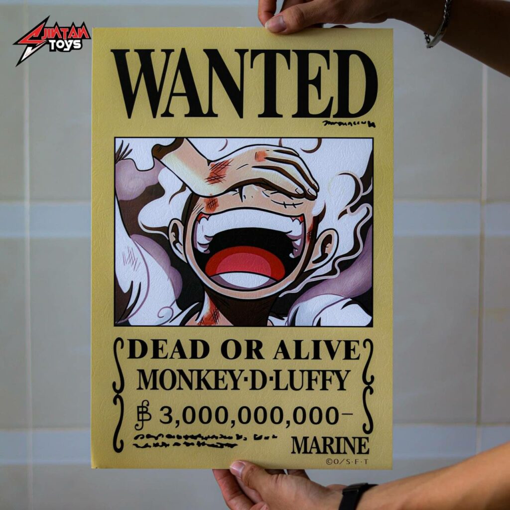 One Piece Bounty Poster - JINTAN Toys & Coffee, Anime, Kampot, Cambodia