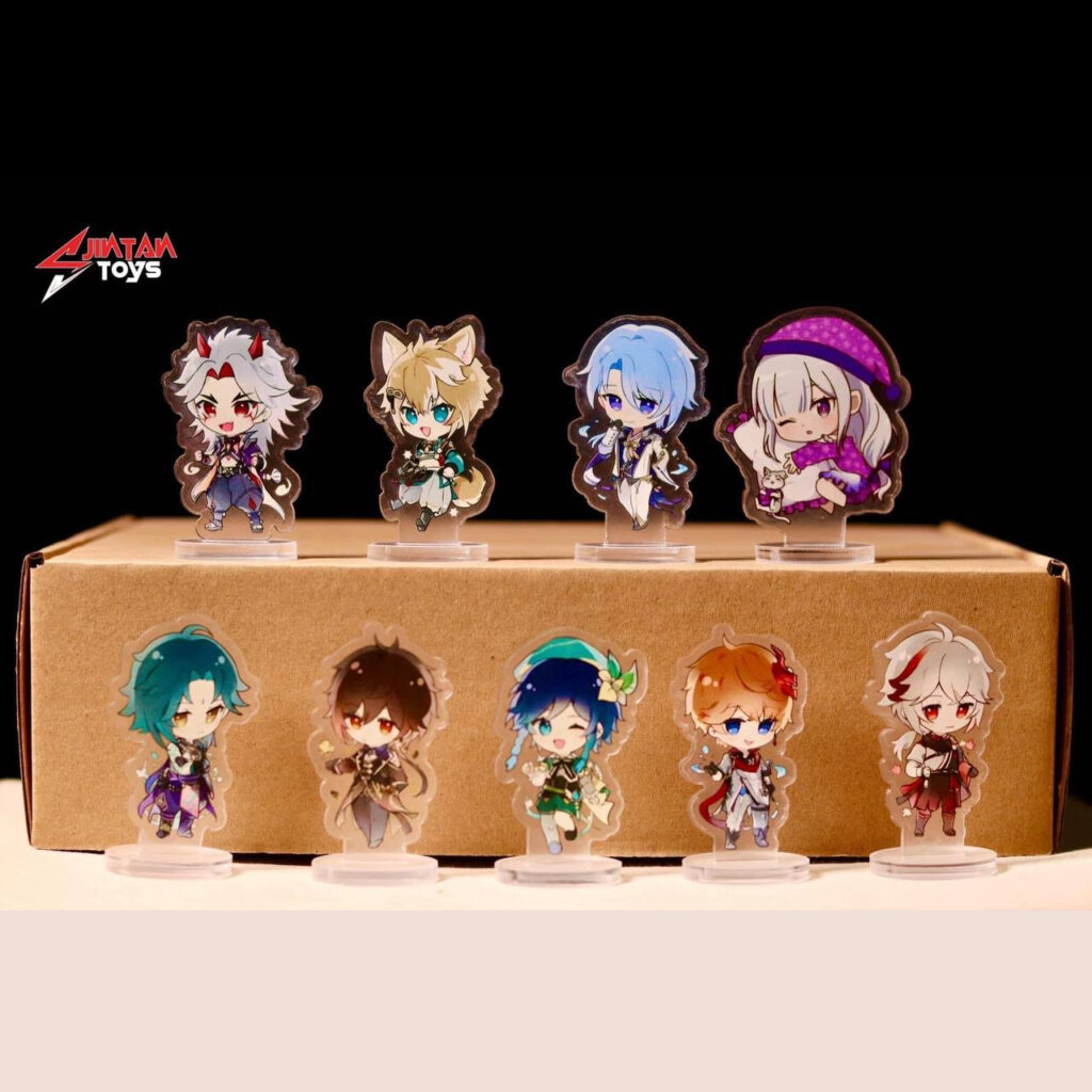 Set Standee Genshin Impact - JINTAN Toys & Coffee, Anime, Kampot, Cambodia