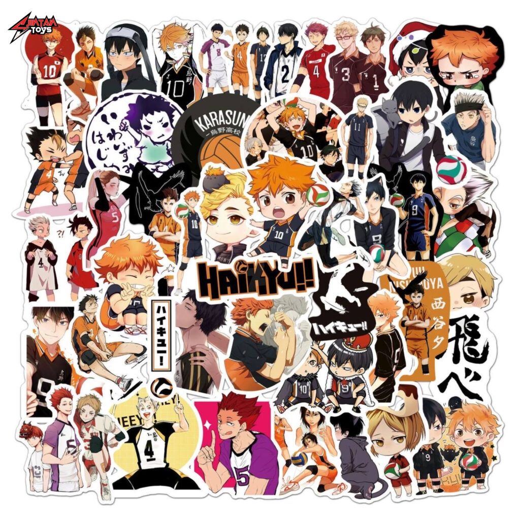 Sticker Anime Haikyu!! - JINTAN Toys & Coffee, Anime, Kampot, Cambodia