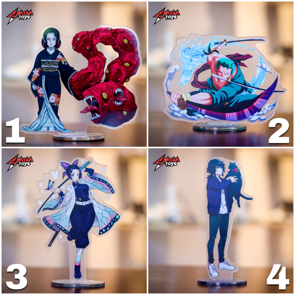 Anime Standee - JINTAN Toys & Coffee, Anime, Kampot, Cambodia