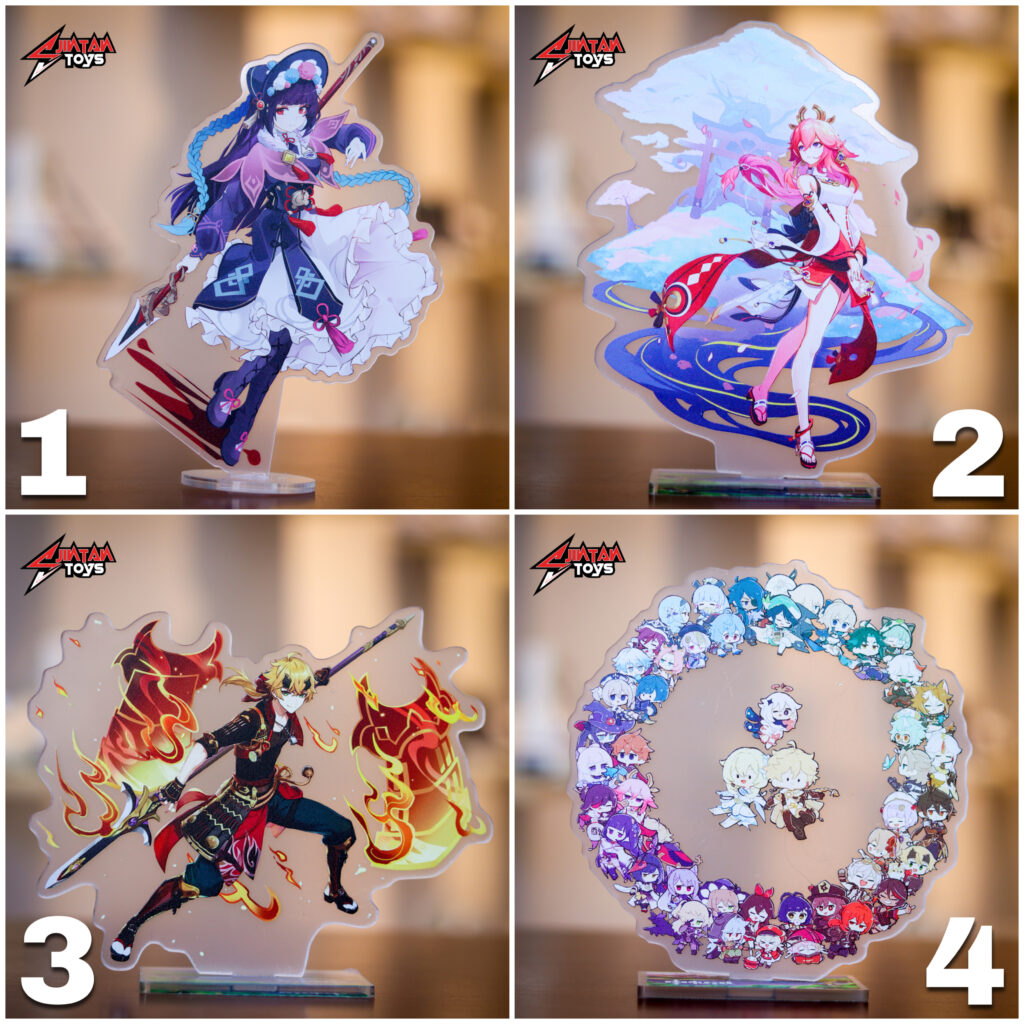 Anime Standee Genshin Impact - JINTAN Toys & Coffee, Anime, Kampot ...