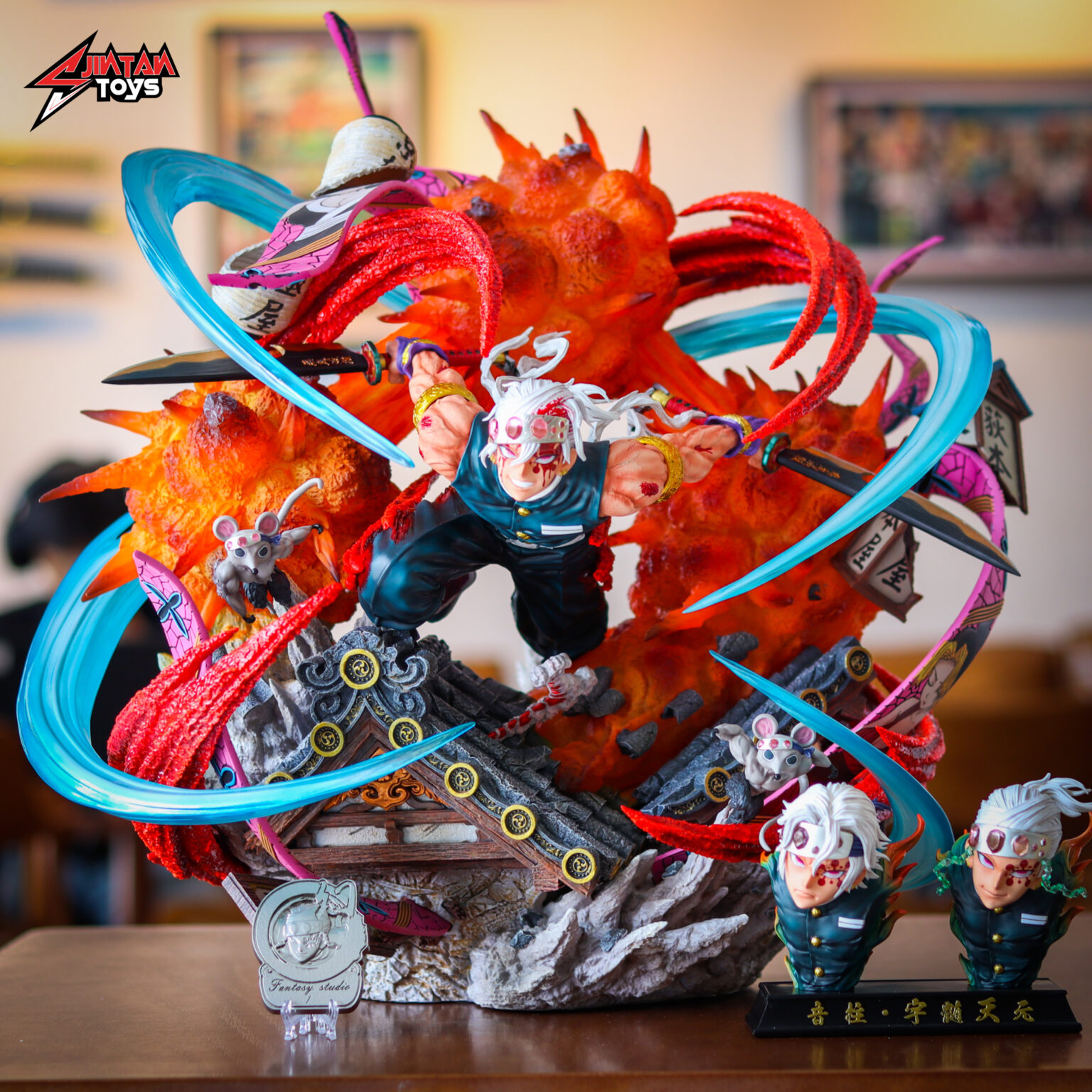 Resin Statues Demon Slayer - Tengen Uzui - JINTAN Toys & Coffee, Anime ...