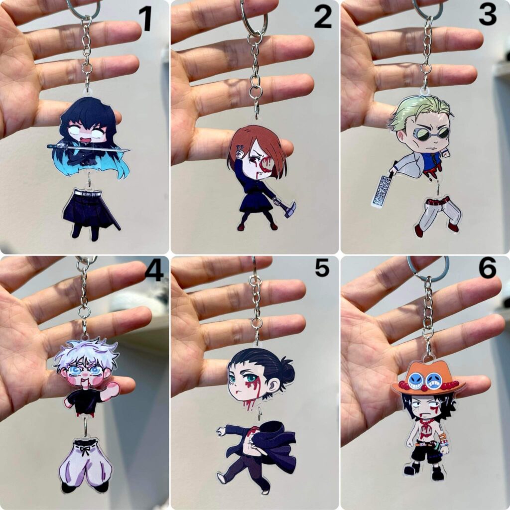 keychain Anime Jujutsu Keisan - JINTAN Toys & Coffee, Anime, Kampot ...
