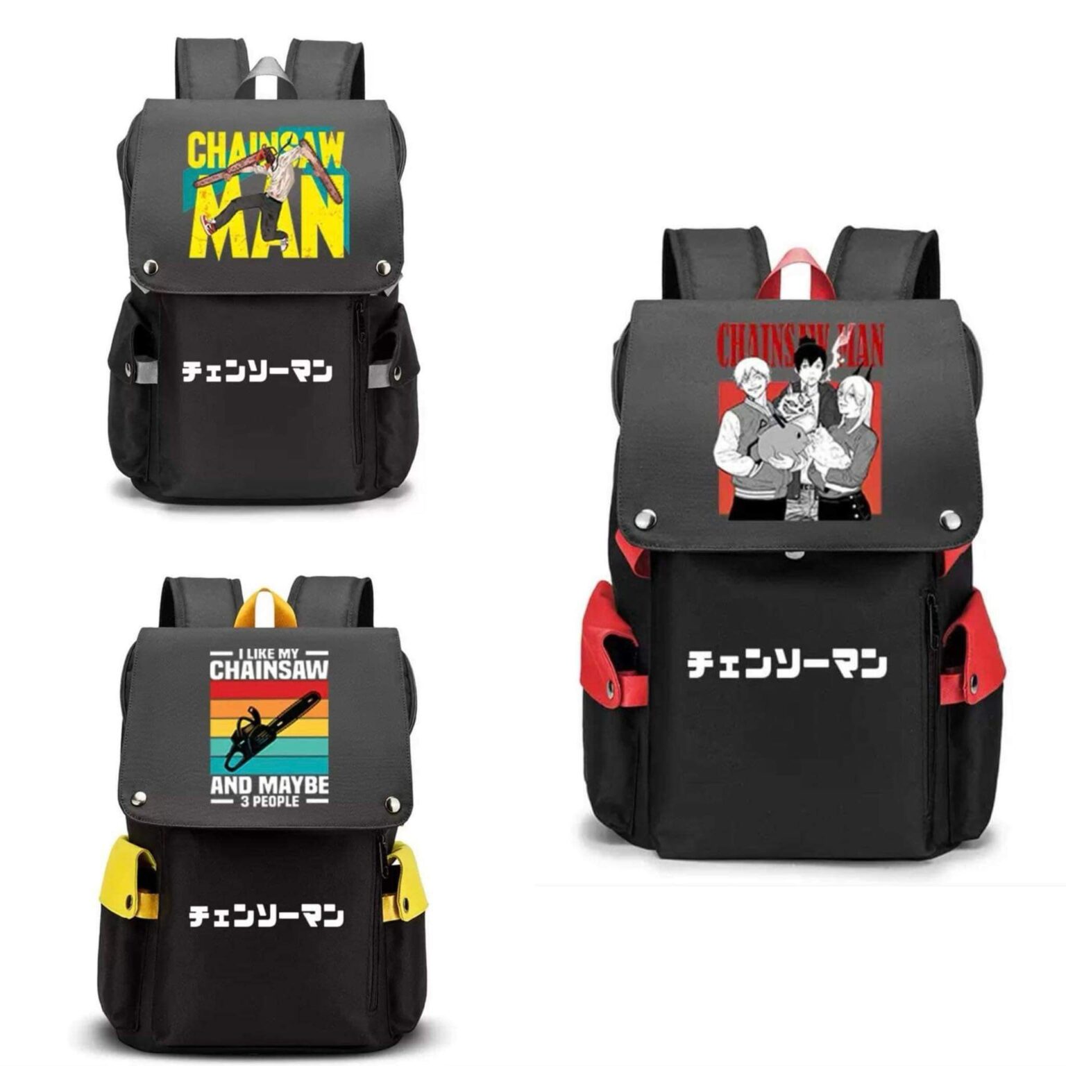 Anime Backpack Chainsaw Man - JINTAN Toys & Coffee, Anime, Kampot, Cambodia