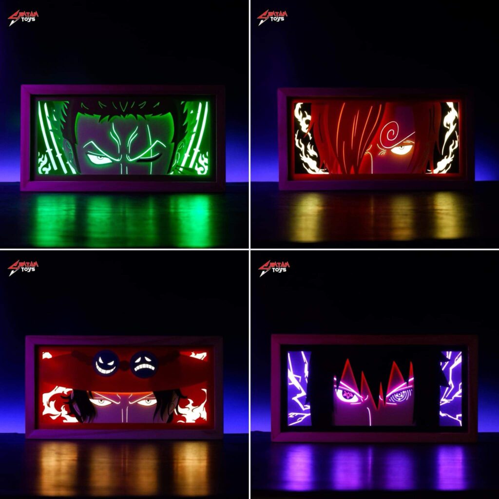 LED 3D Light Box Anime (Black Box /ជ័រ) - JINTAN Toys & Coffee, Anime ...